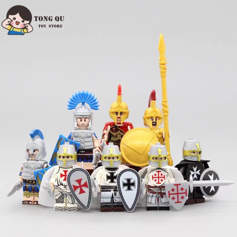 Medieval Warrior Roman Warrior Spartan Warrior Warrior Block Block Toy ...