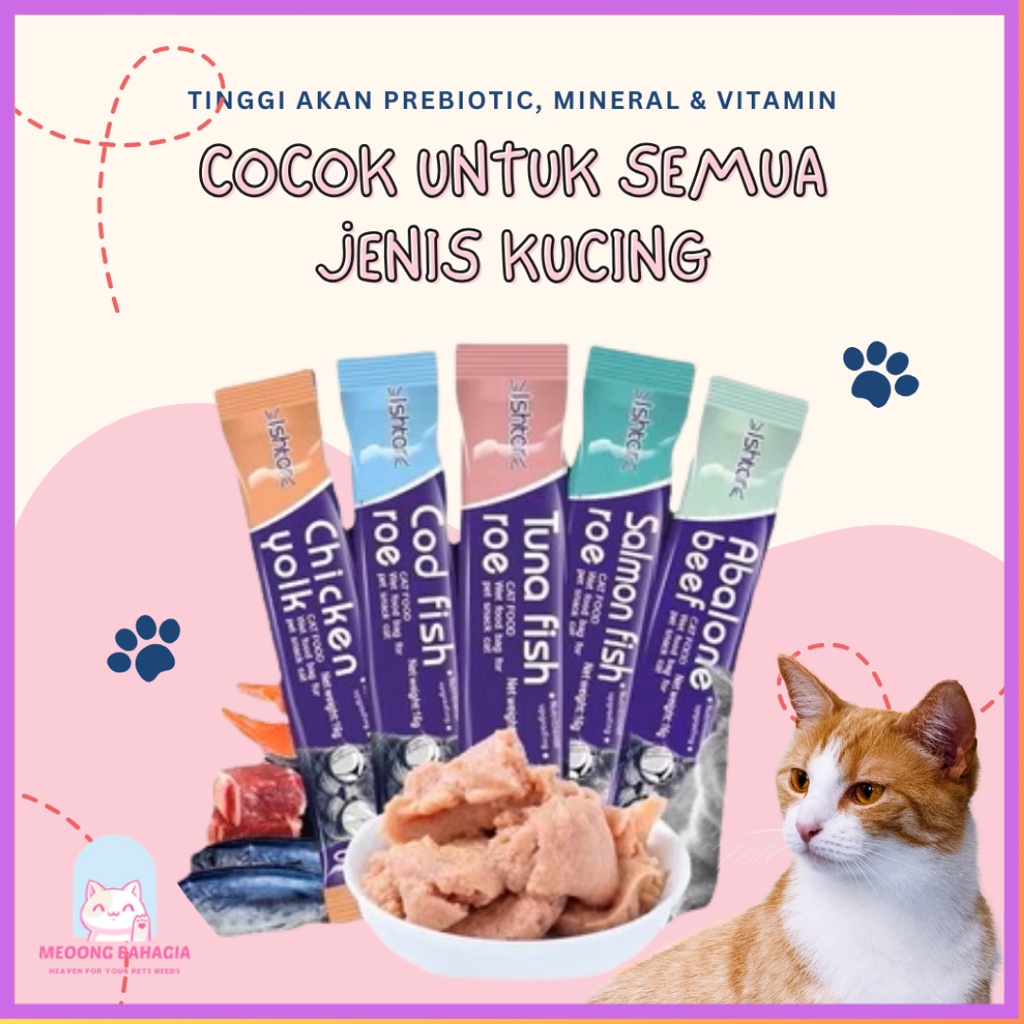 [ISHTAR] Cat Snack Cat Treats High Protein Fattening Cat Snack (Expired ...