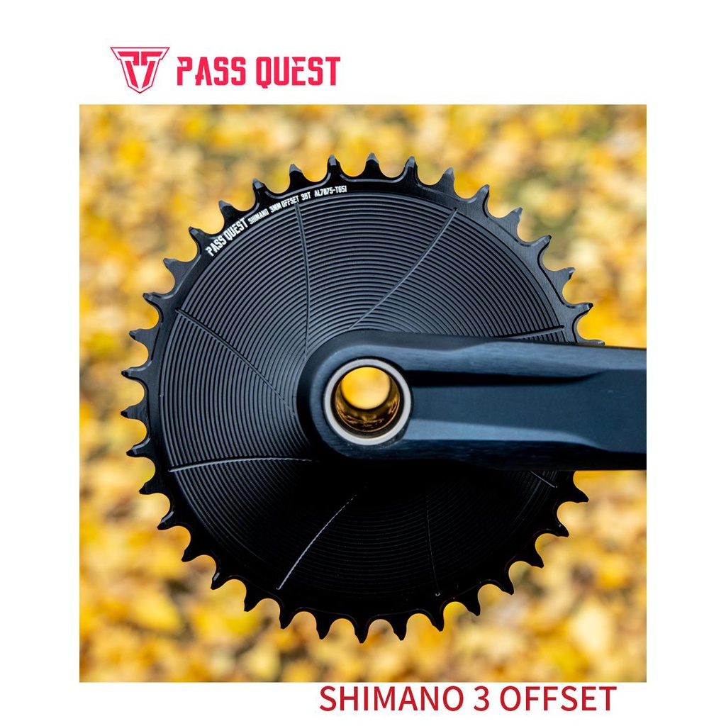 PASS QUEST 3mm Offest BOOST Direct Mount AERO MTB Round Narrow Wide ...