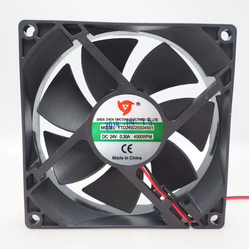 YTD249225S04501 9CM 24V 0.30A 4500RPM Welding Machine Cooling Fan ...