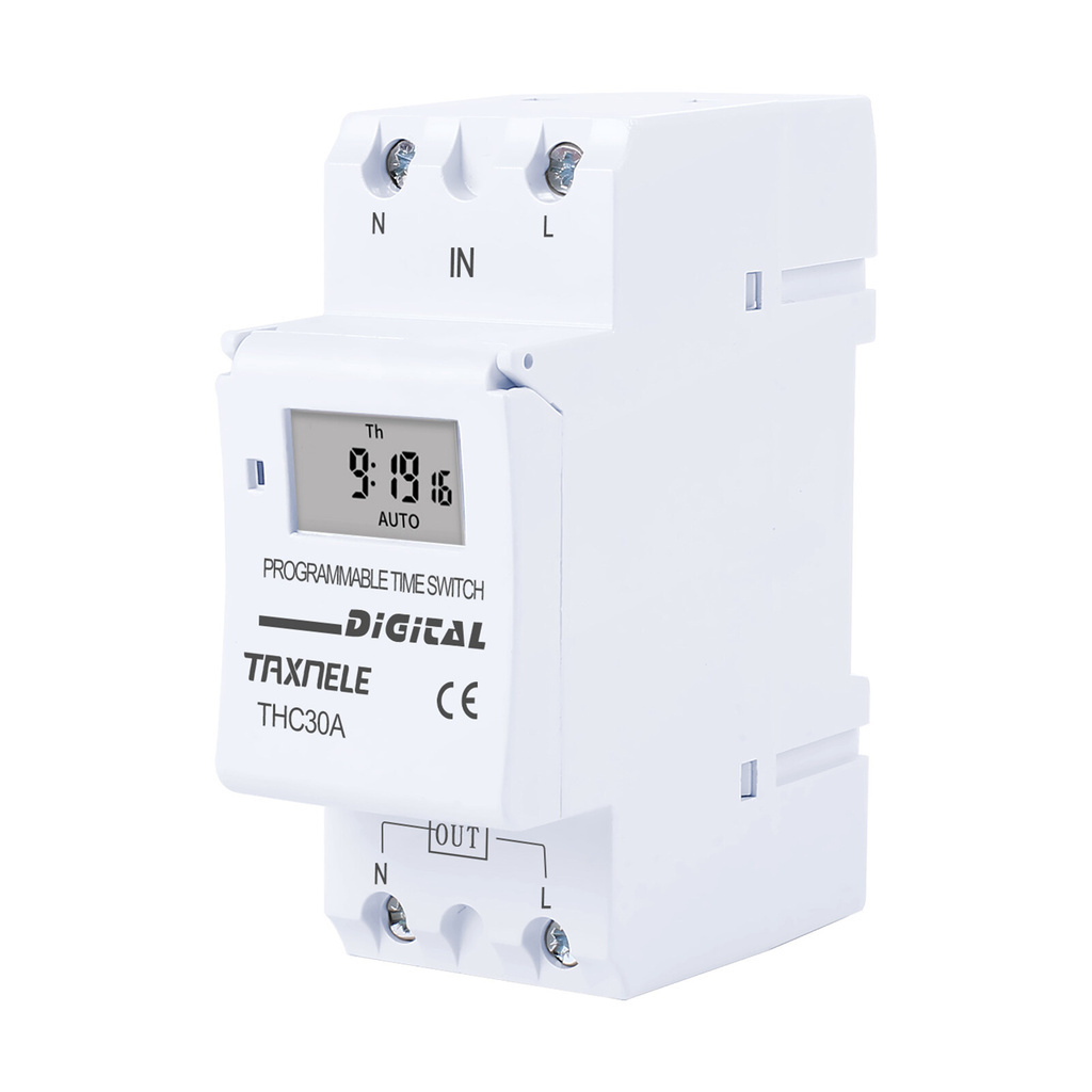 Weekly 7 Days Programmable Digital Timer Switch Thc 30a Relay Timer