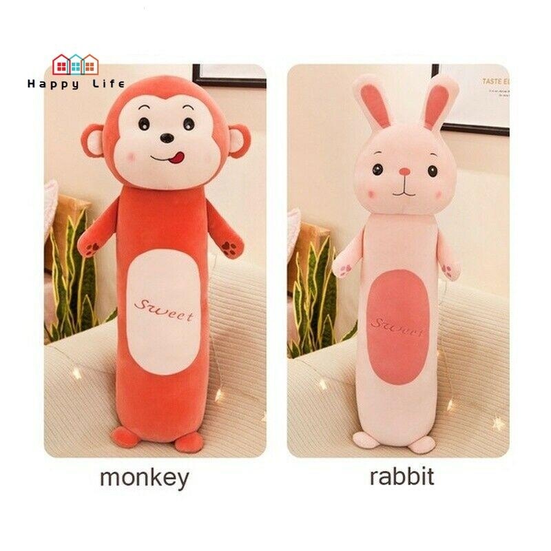 Cylindrical Cartoon Animal Pillow Lightweight & Comfortable Material ...