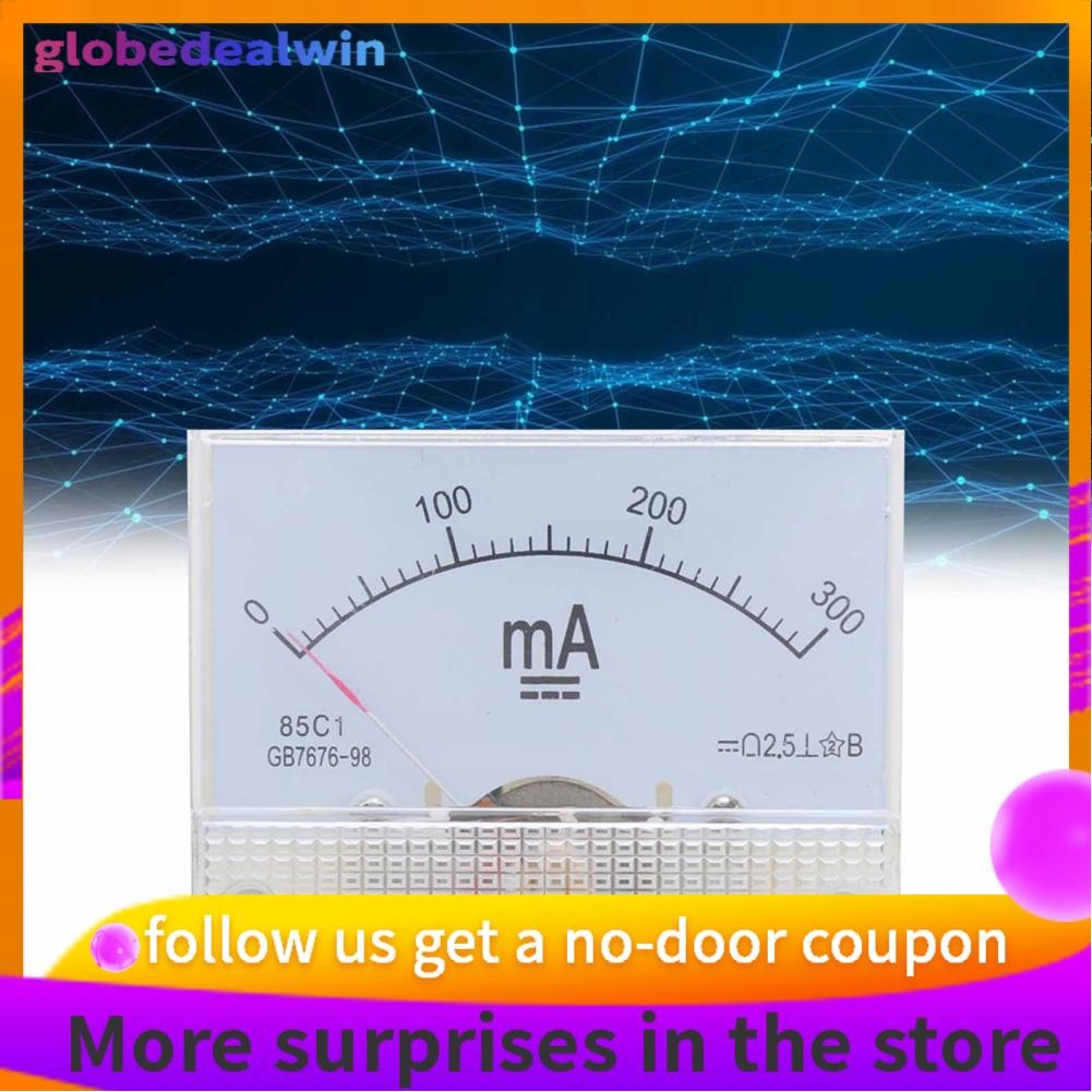 Globedealwin Pointer Current Meter Analog Panel Tester 85C1 For Voltage ...
