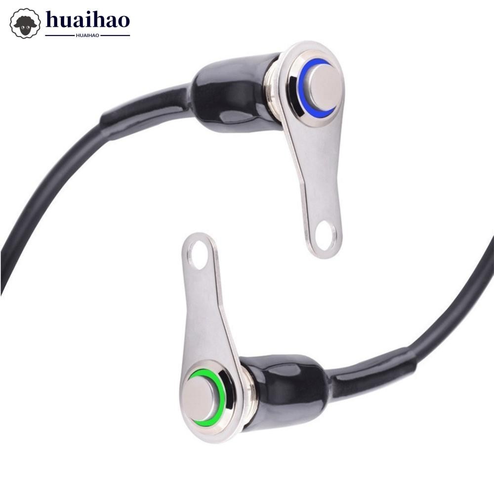 HUAIHAO Stainless Steel 12V LED Motorcycle Switch ON-OFF Handlebar ...