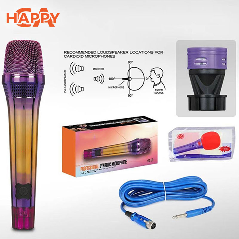 Dynamic Microphone Karaoke Vocal Heavy Duty Professional High-End Wired ...