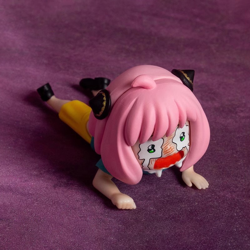 Anime Figures Kawaii Crying Anya Figurine Pvc Statue Model Doll ...