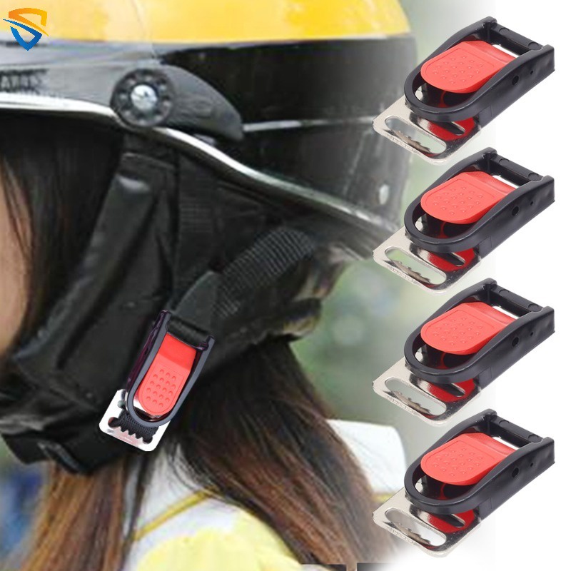 Motorcycle Helmet Lock Buckle Clip Chin Strap Safety Protect Bike ...