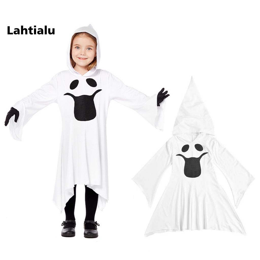 Lahtialu Halloween Ghost Costume Spooky Ghost Costume Stylish and ...
