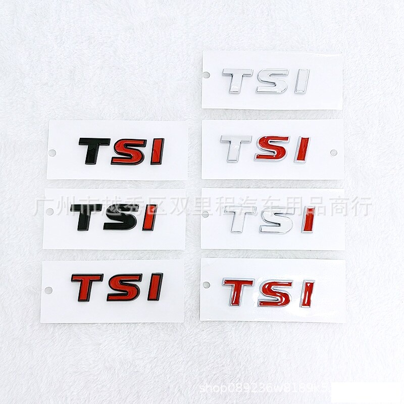 TSI letter logo for Volkswagen VW Golf Jetta Bora Passat Tiguan MAGOTAN ...