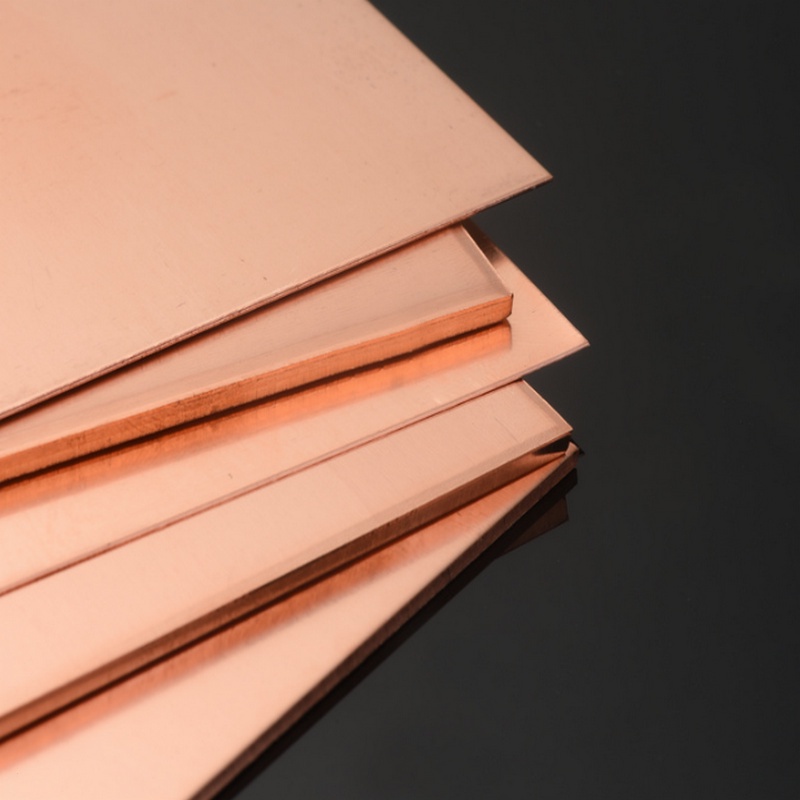 99.9% purity copper metal plate Good mechanical properties and thermal ...