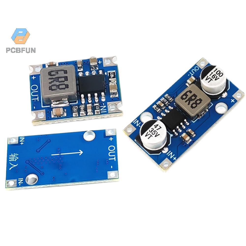 Pcbfun Dc-dc 6v~30v To 5v 9v 12v Step-down Power Supply Module Mini ...
