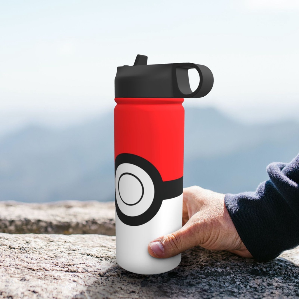 Pokemon Pikachu 18OZ Sports Insulated Kettle Stainless Steel Vacuum ...