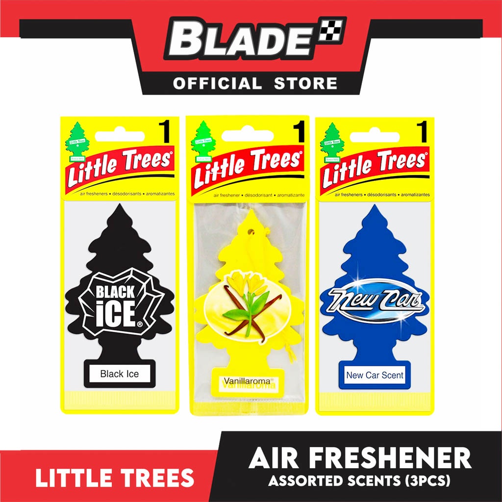3pcs Little Trees Car Air Freshener Hanging Tree Long Lasting Scent ...
