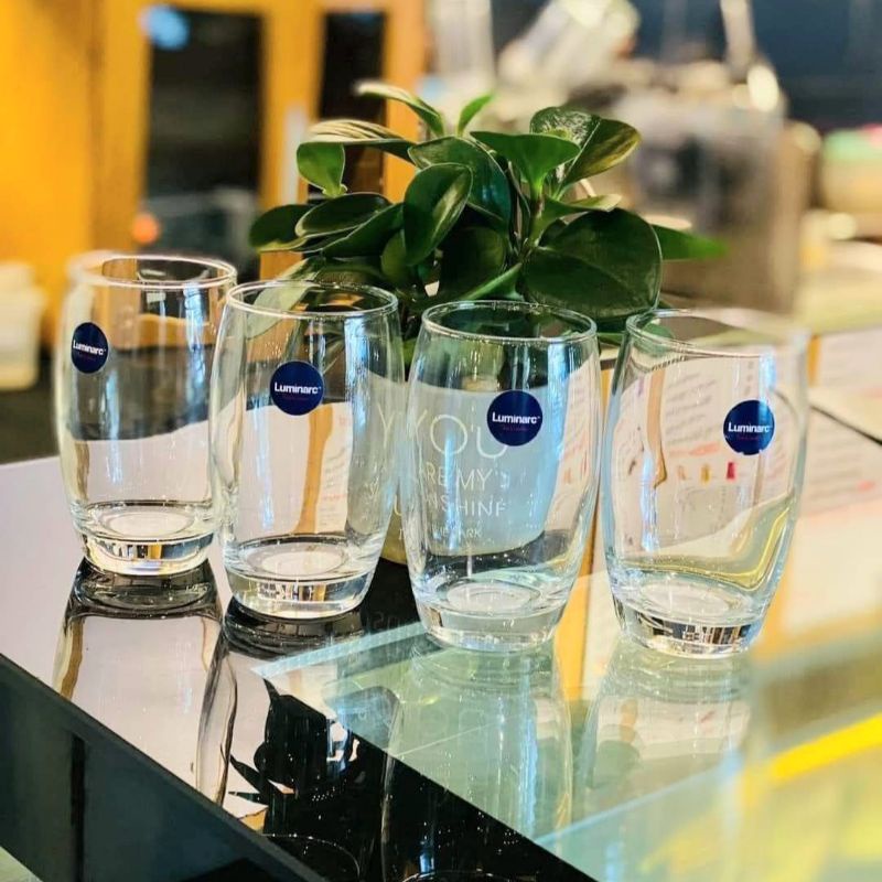 Luminarc glass cup 350ml, glass cup, drinking cup | Shopee Philippines