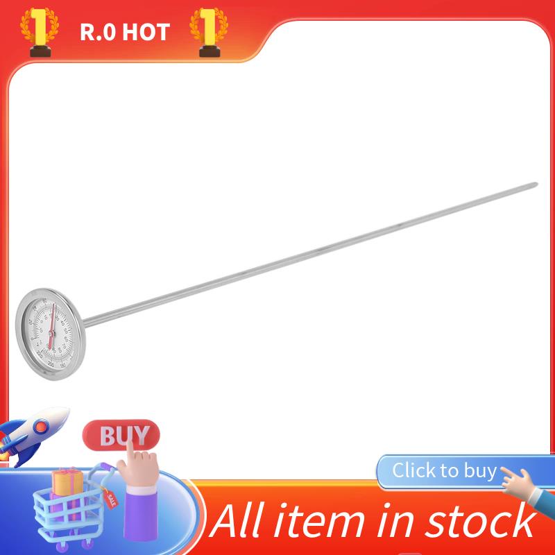 Long Stem Compost Soil Thermometer - Fast Response Stainless Steel 20 ...