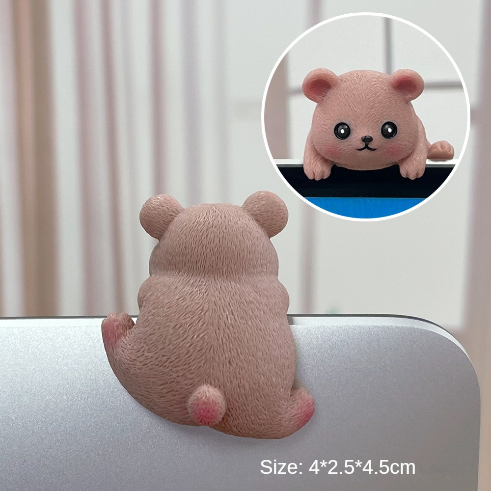 [Ready Stock] Small Animal Decorations Creative Computer TV Monitor ...