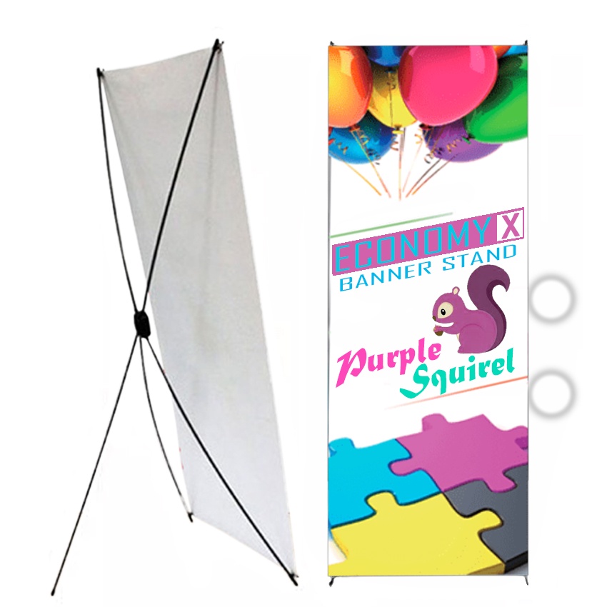Economy Easy X Banner Stand 2 x 5 Tarpaulin Tarp Stand | Shopee Philippines