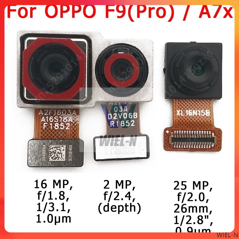 Front and Rear Cameras for OPPO F9 Pro A7x Main Back Front Camera ...