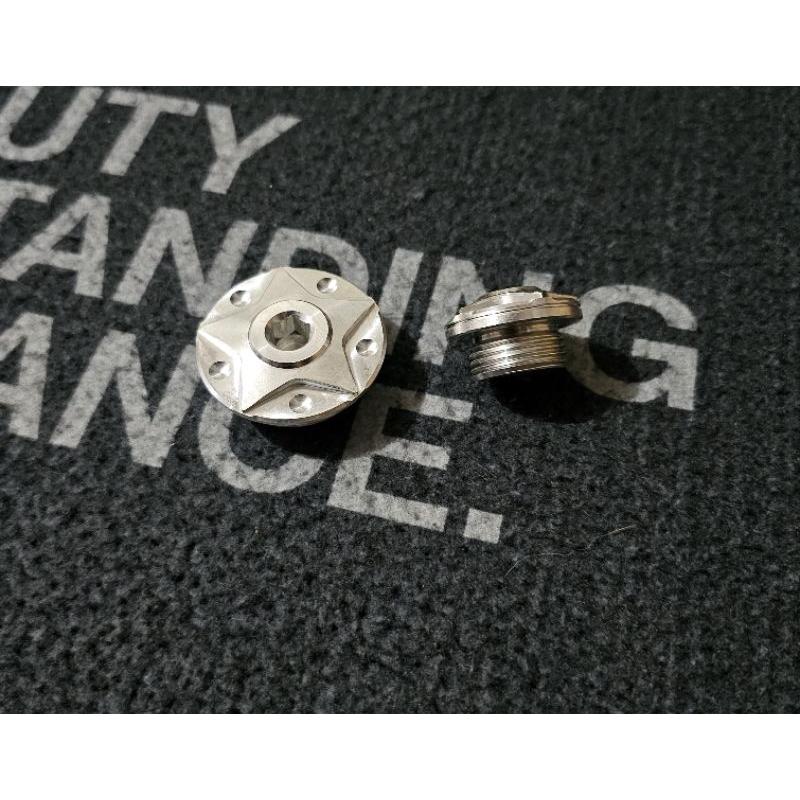 JHIROSKY Xmax CNC Duo Cap Center Cap x Engine Oil Bolt | Shopee Philippines
