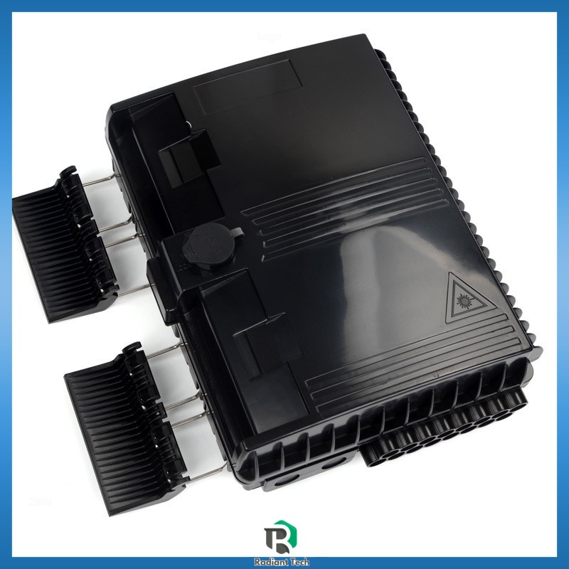 Black NAP Box 16 Port Fiber Optic Terminal Box With Pole Strap | Shopee ...