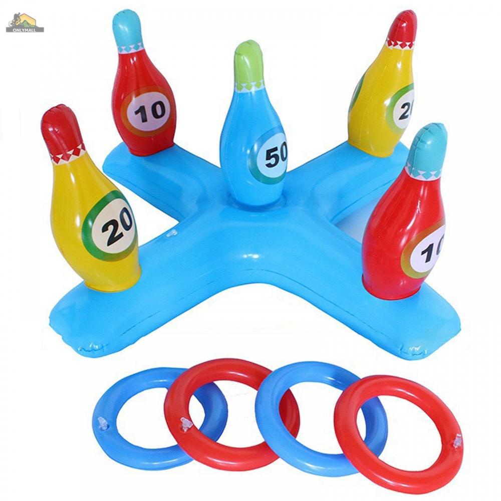 Cross Game Bowling Cross+Circles Pool Game Set Throwing Ring Fun For ...