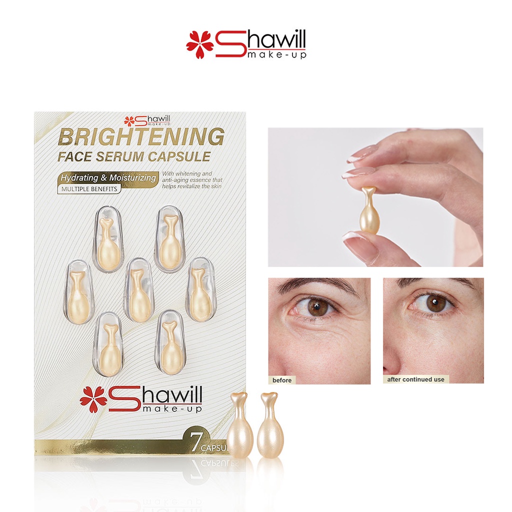 Shawill Facial Essence Capsule Anti Wrinkle Face Serum Capsule Night ...