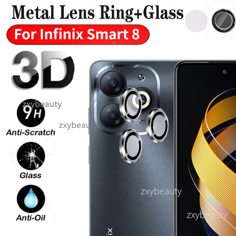 For Infinix Smart 8 Pro 4G 2023 Camera Lens Protector Glass for Smart8 InfinixSmart8 Smart8Pro ...
