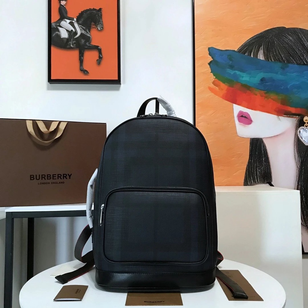 BURBERRY BURBERRY B men's latest backpack adopts iconic London plaid ...