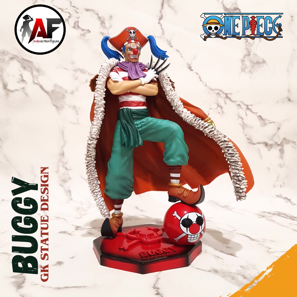 Action Figure Statue One Piece Buggy The Clown Standing GK recast ...