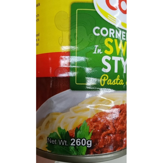 ♞CDO Corned Beef in Sweet Style Pasta Sauce (4 x 260 g) | Shopee ...