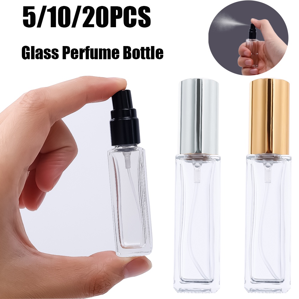 10ML Portable Perfume Mini Travel Refillable Bottle/Square Spray Liquid ...