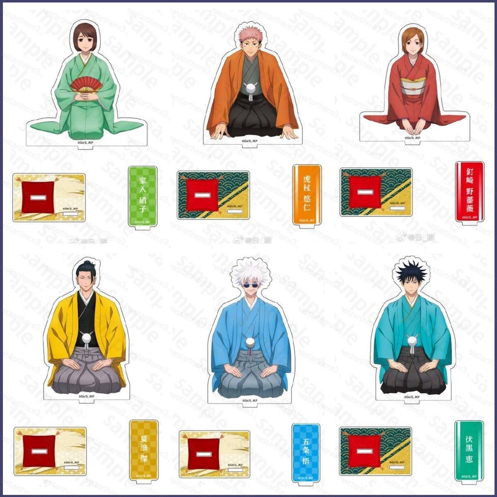 YE Jujutsu Kaisen Anime Figure Model Toy Acrylic Stands Gojo Satoru ...
