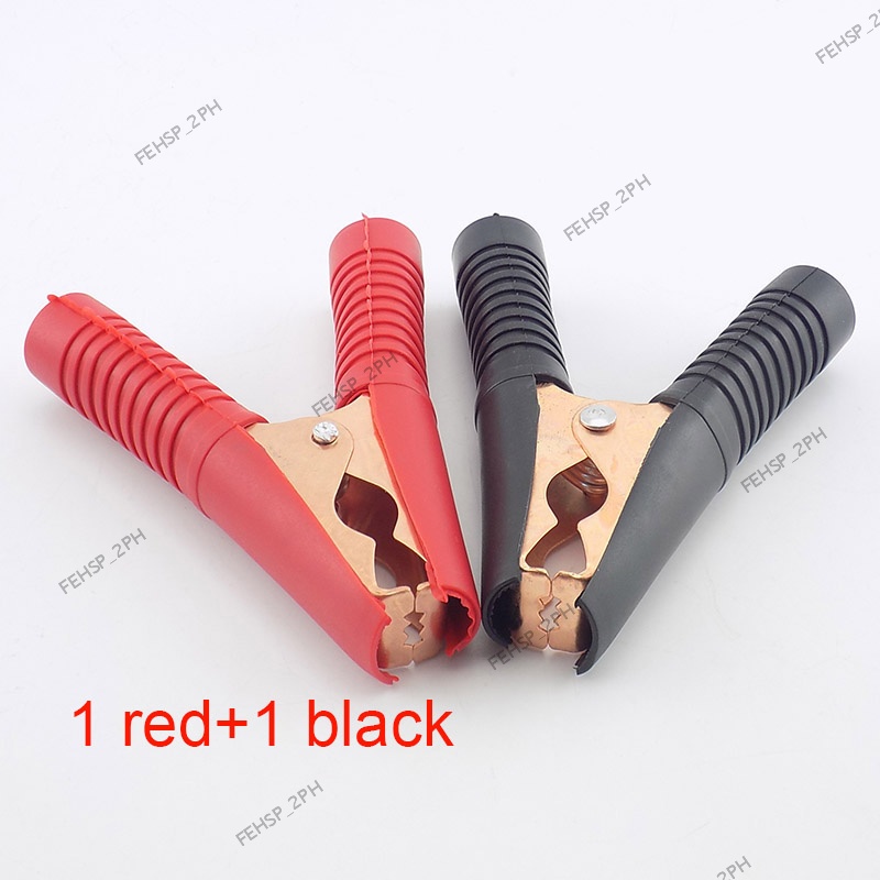 2pcs 92mm 100A Handle Electric Alligator Clips Crocodile Adapter ...