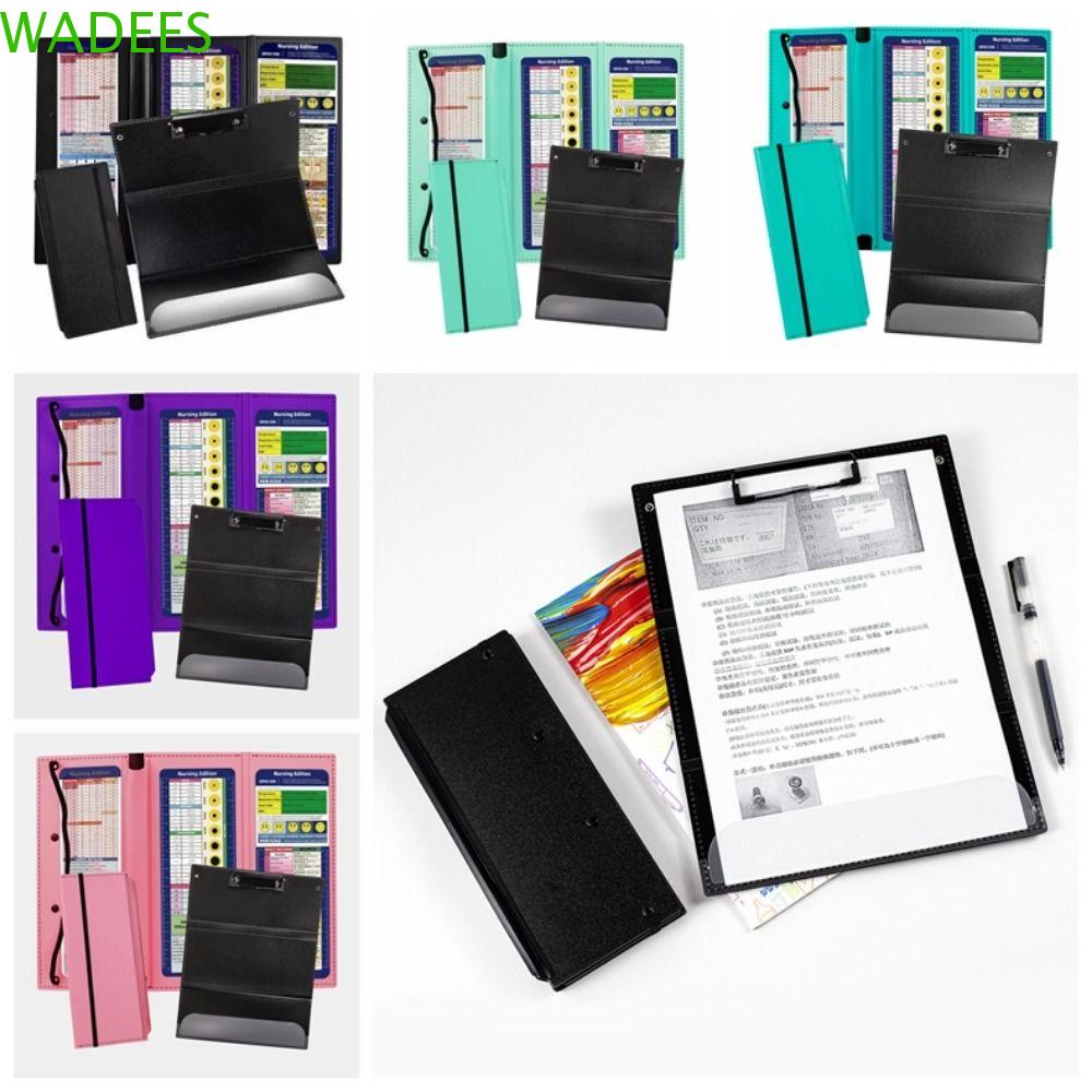 WADEES Nursing Clipboard, Foldable 2/3 Layers Edition Cheat Sheets ...