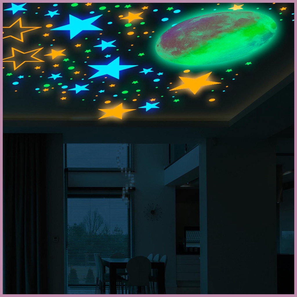 Star Ceiling Glow Dark Stars Glowing Stars Decals Aesthetic Stickers ...