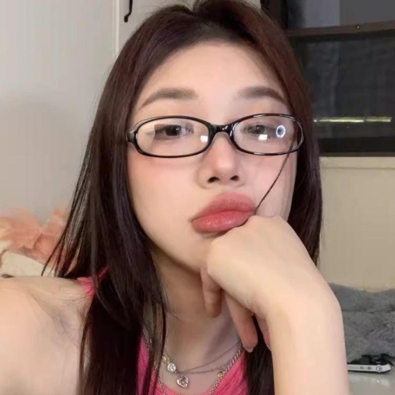 ROSELIFE Y2K Vintage Red Clear Lens Narrow Rectangle Eyeglasses for ...