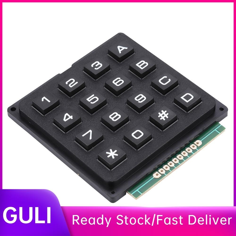 Guli 16 Keys Keyboard Modules 4x4 Push Buttons External Keypad Data ...