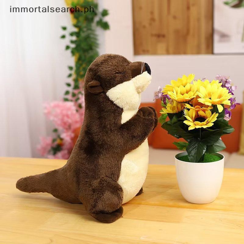 imm 20cm Length Kids Otter Plush Toy Cute Sea Otter Stuffed Animal ...