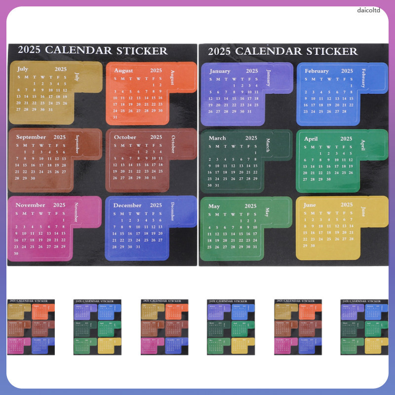 Advent Calendars Monthly Agenda Planner Stickers Tabs Book ...
