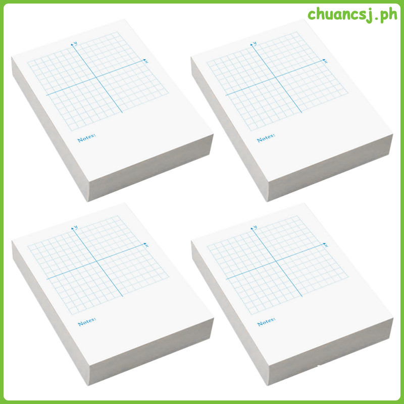 4 Books Notebook Four Coordinate Math Drawing Papers Graphing for ...