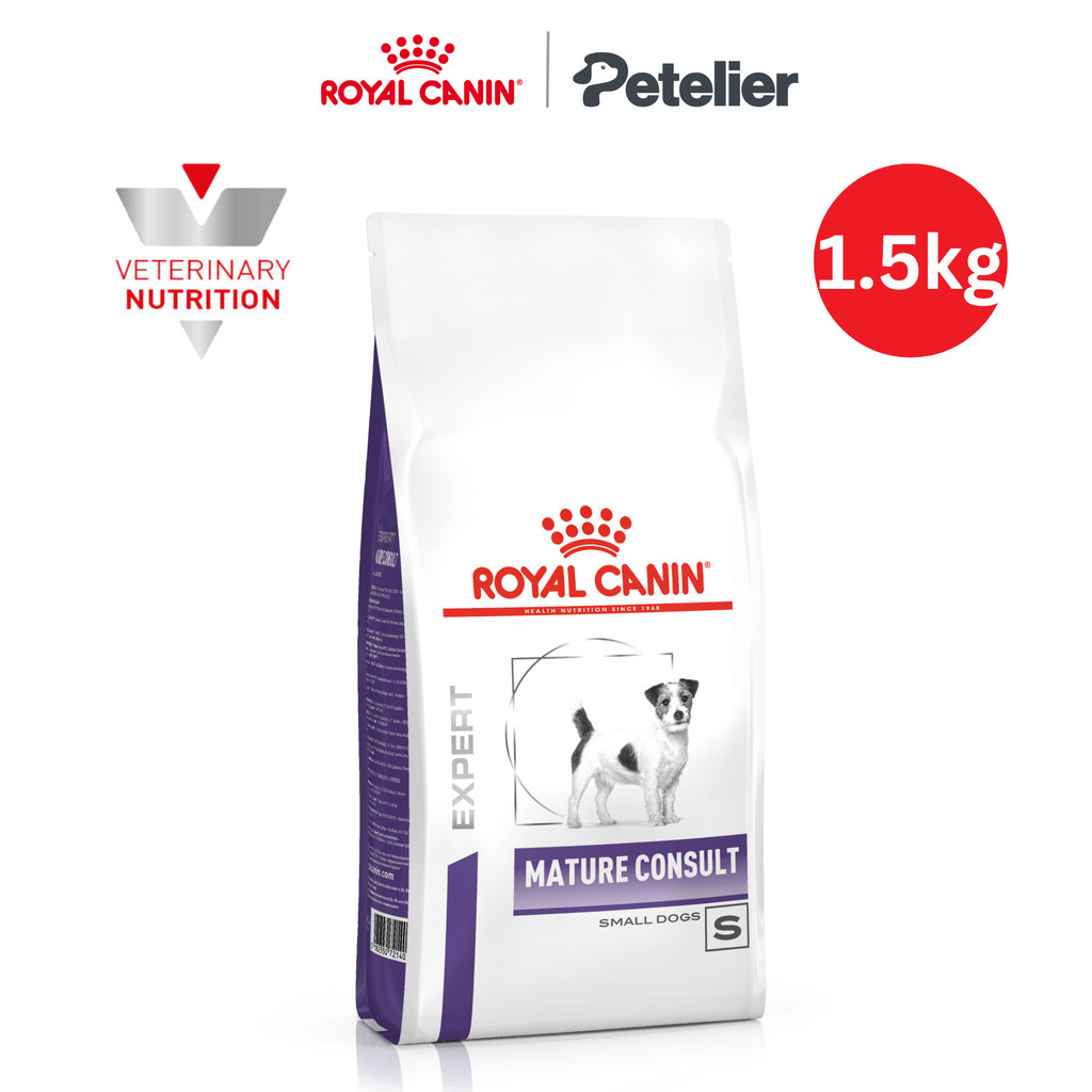 Royal Canin VCN Senior Mature Consult Small Dog 1.5kg Dry Food Vet ...