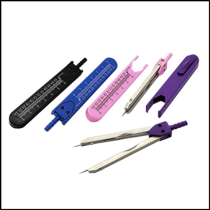 RUN EKGECG Caliper Electrocardiogram Divider ECG Calipers With Ruler 0 ...