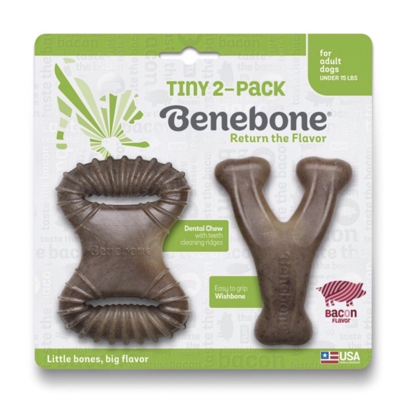 Benebone Tiny Pack (Wishbone And Dental Chew) | Shopee Philippines