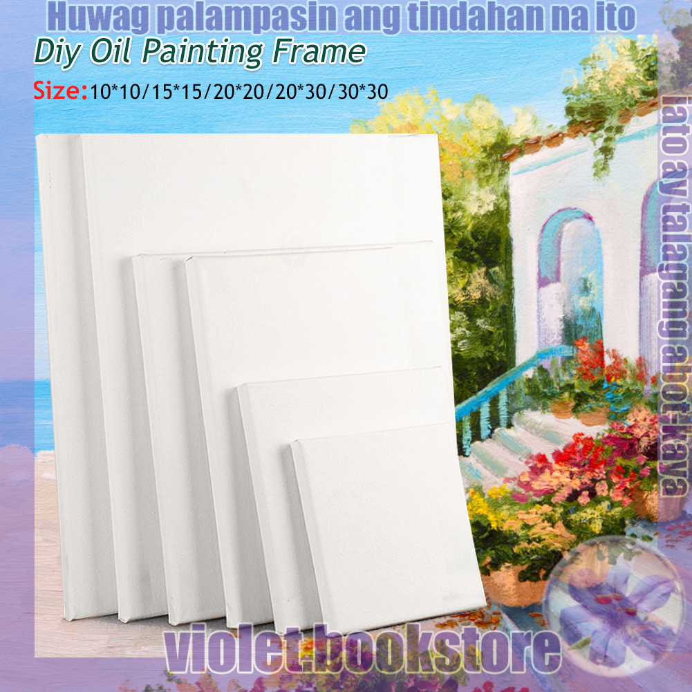 Canvas with Frame Drawing Board Various Sizes Suitable Acrylic Painting ...