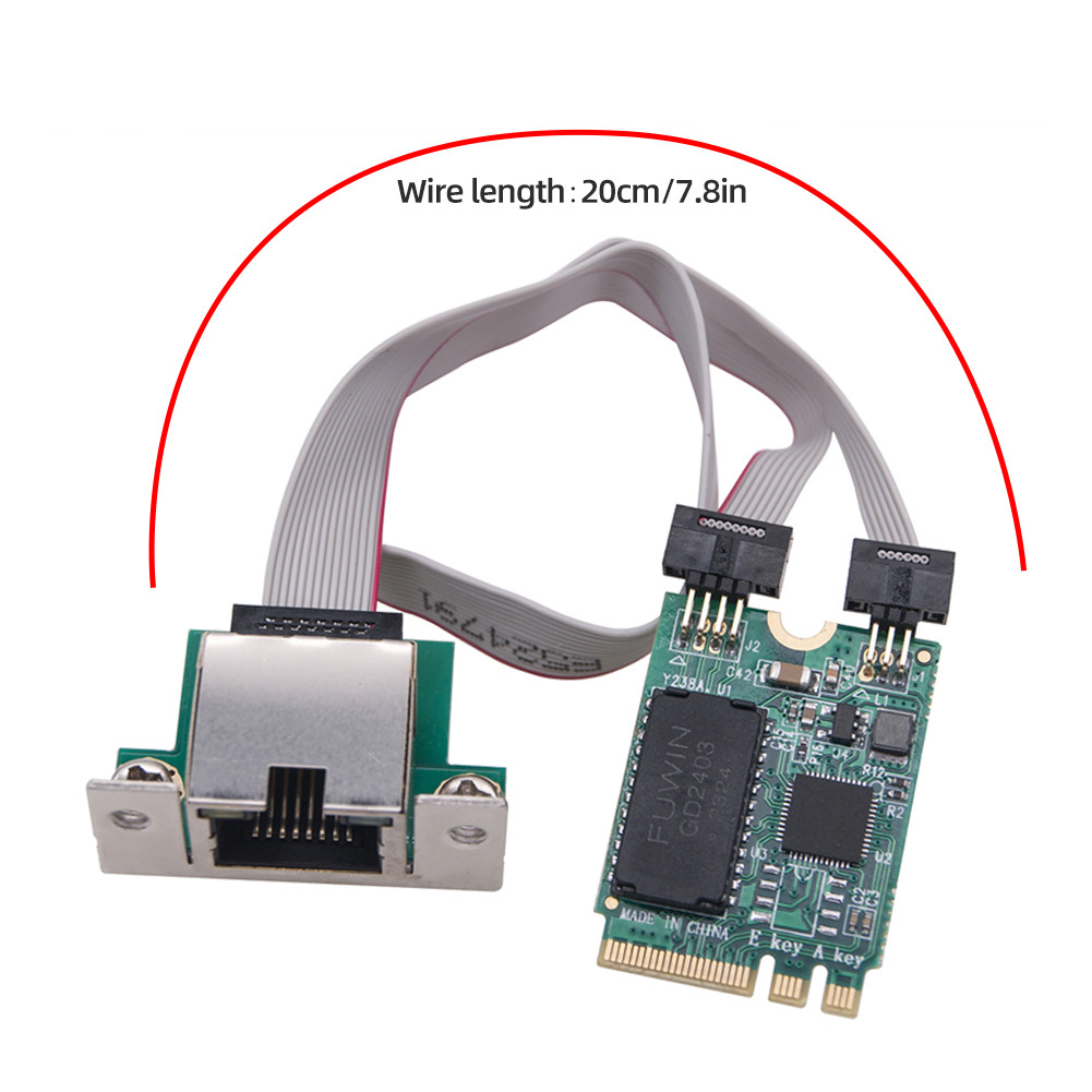 M.2 Gigabit Ethernet Network Card Mini PCIE M2 RJ45 Lan Adapter ...