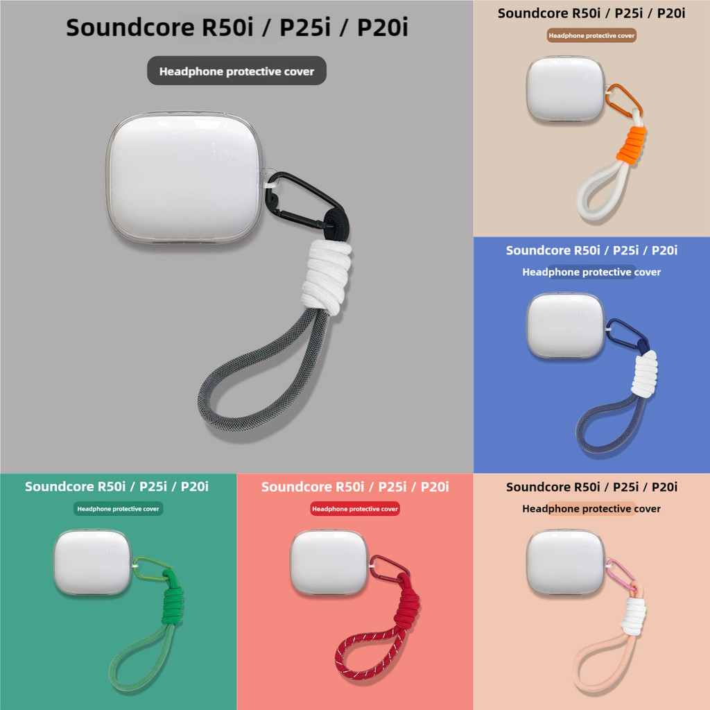 Clear Case for Anker Soundcore R50i P25i P20i Protective Transparent ...