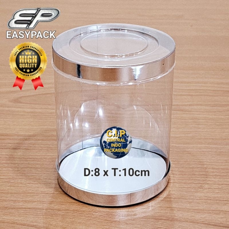 (/Dus120pcs) Mica Tube Jar D: 8cm X H: 10cm EP (EAZYPACK) Thick Quality ...
