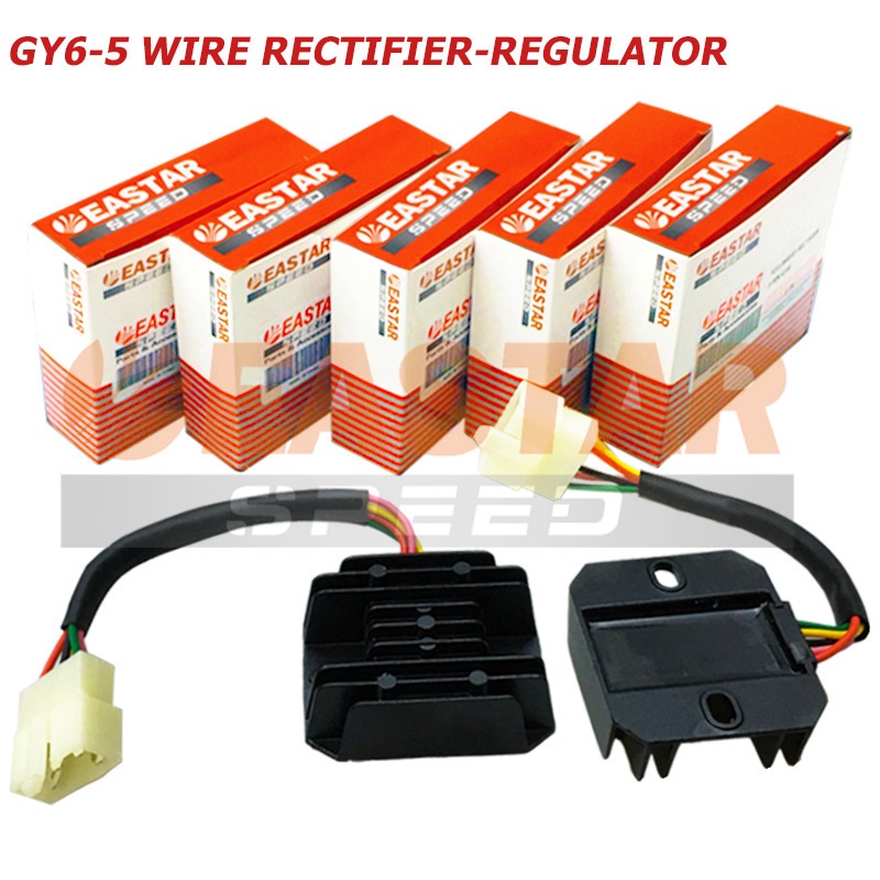GY6-5 Wire Rectifier-Regulator(5 Pins FULL WAVE) Direct Supplier | Shopee Philippines
