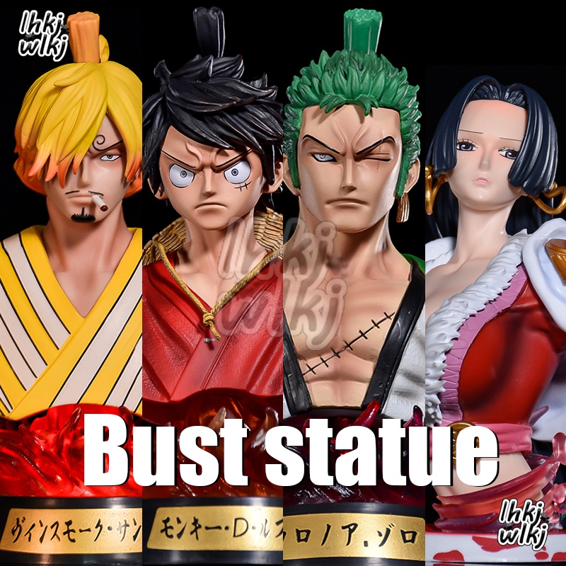 GK One Piece Bust Statue Luffy Zoro Sanji Action Figure Non-luminous ...