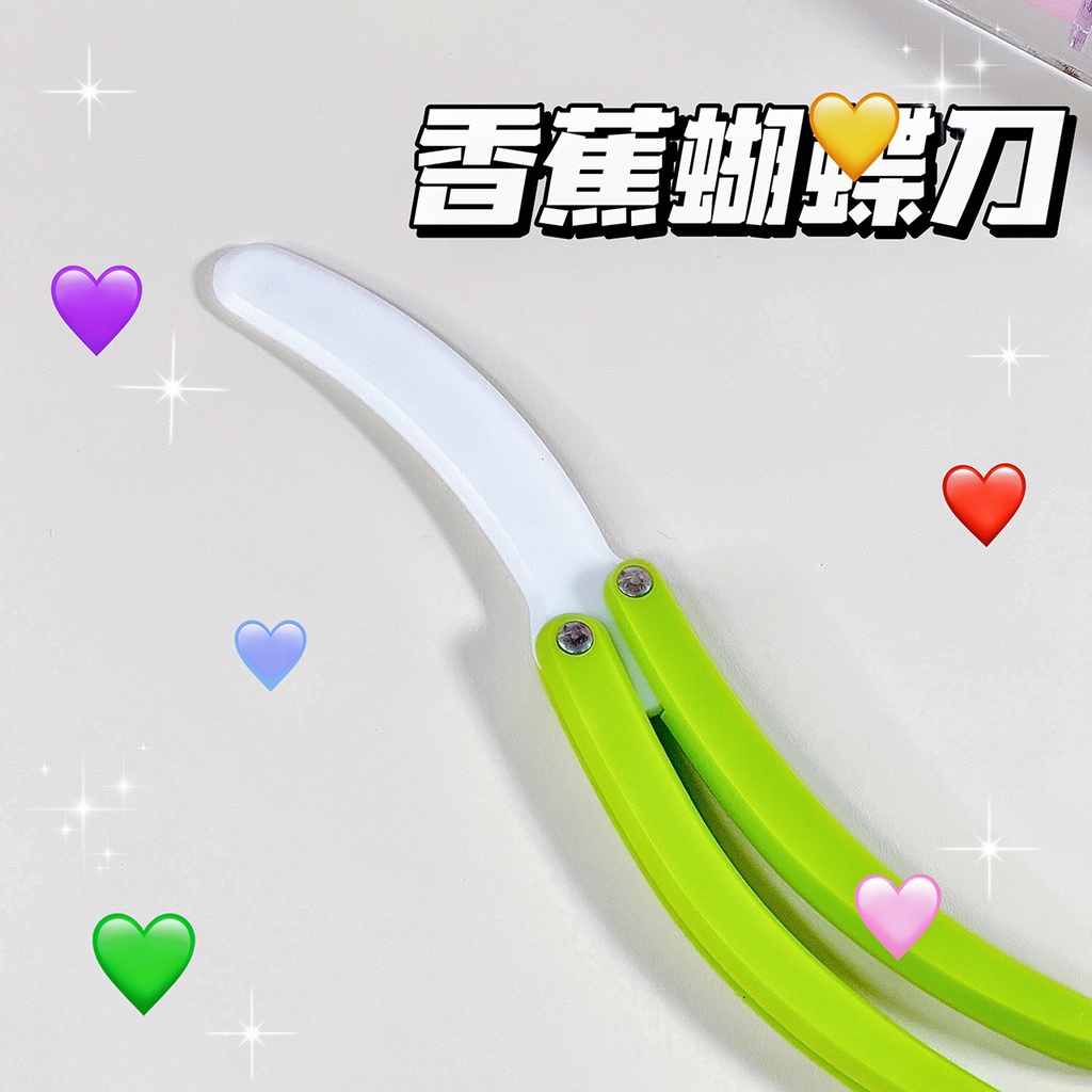 BH3 Banana butterfly knife decompression toy flail training safe hot ...